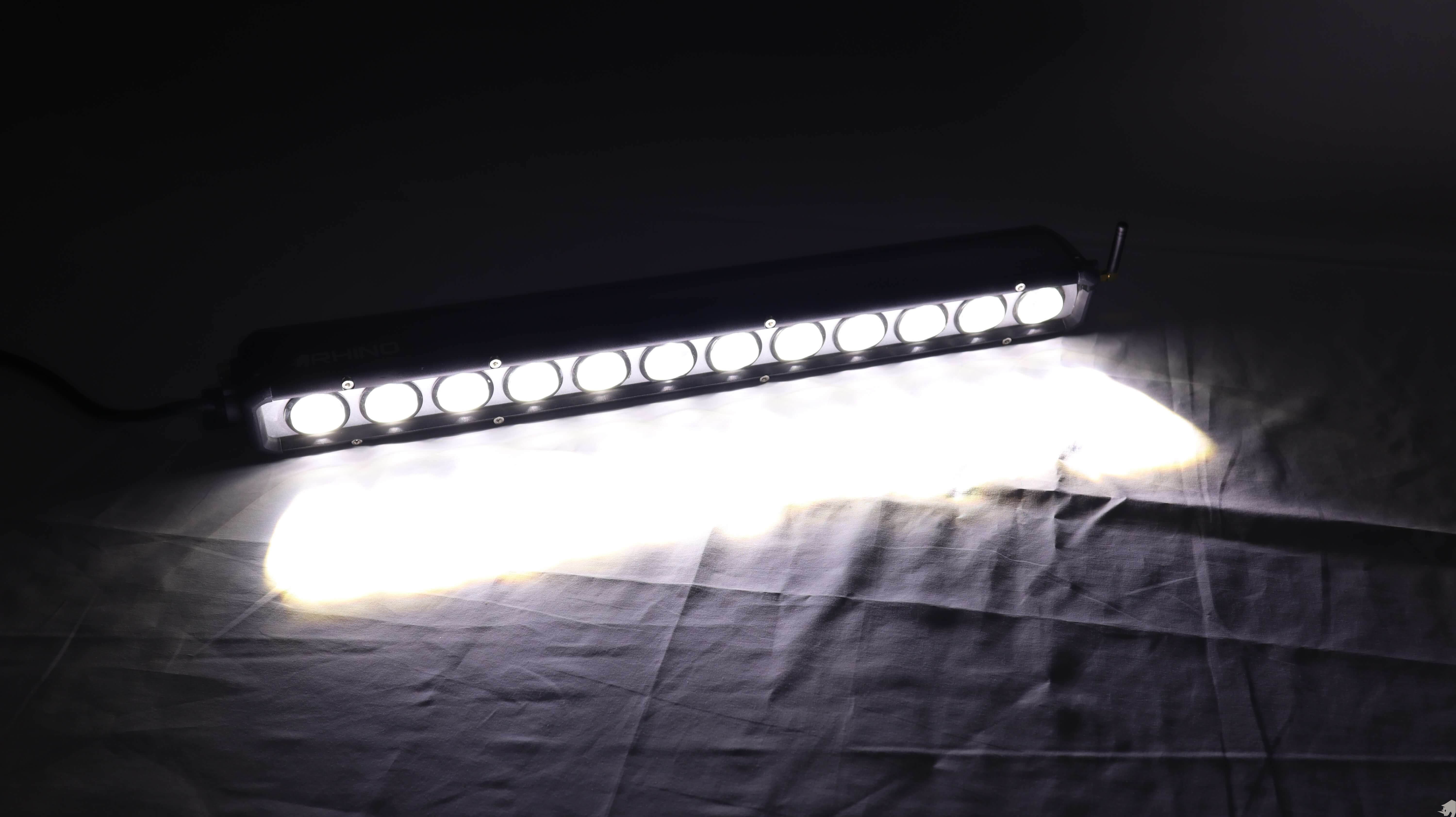 20 Inch LED Light Bar Single Row Straight Strobe White LED Light Bar ...