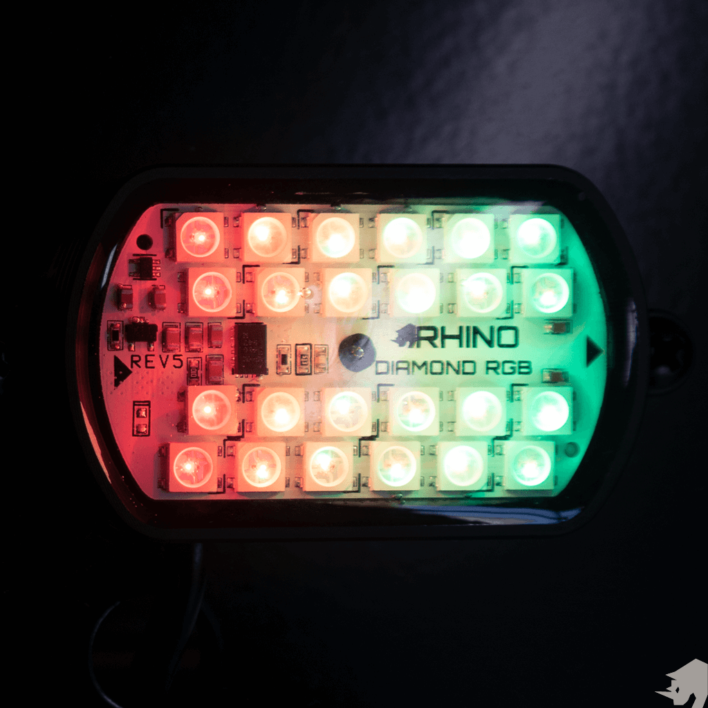 Ultra Bright Billet 24 RGB LED Rock Light Kits - Diamond Series - Rhino ...